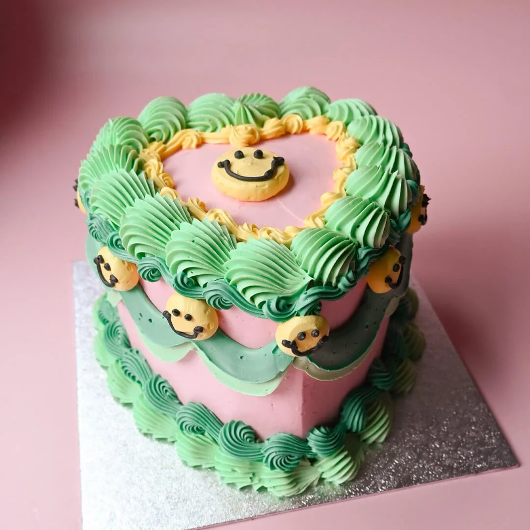 Smiley Cake — Bee May Baker