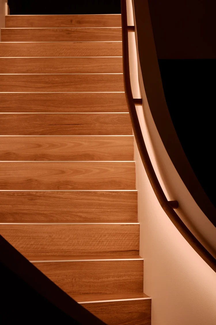 Designer Timber Handrails With LED Lighting | Timber Technik