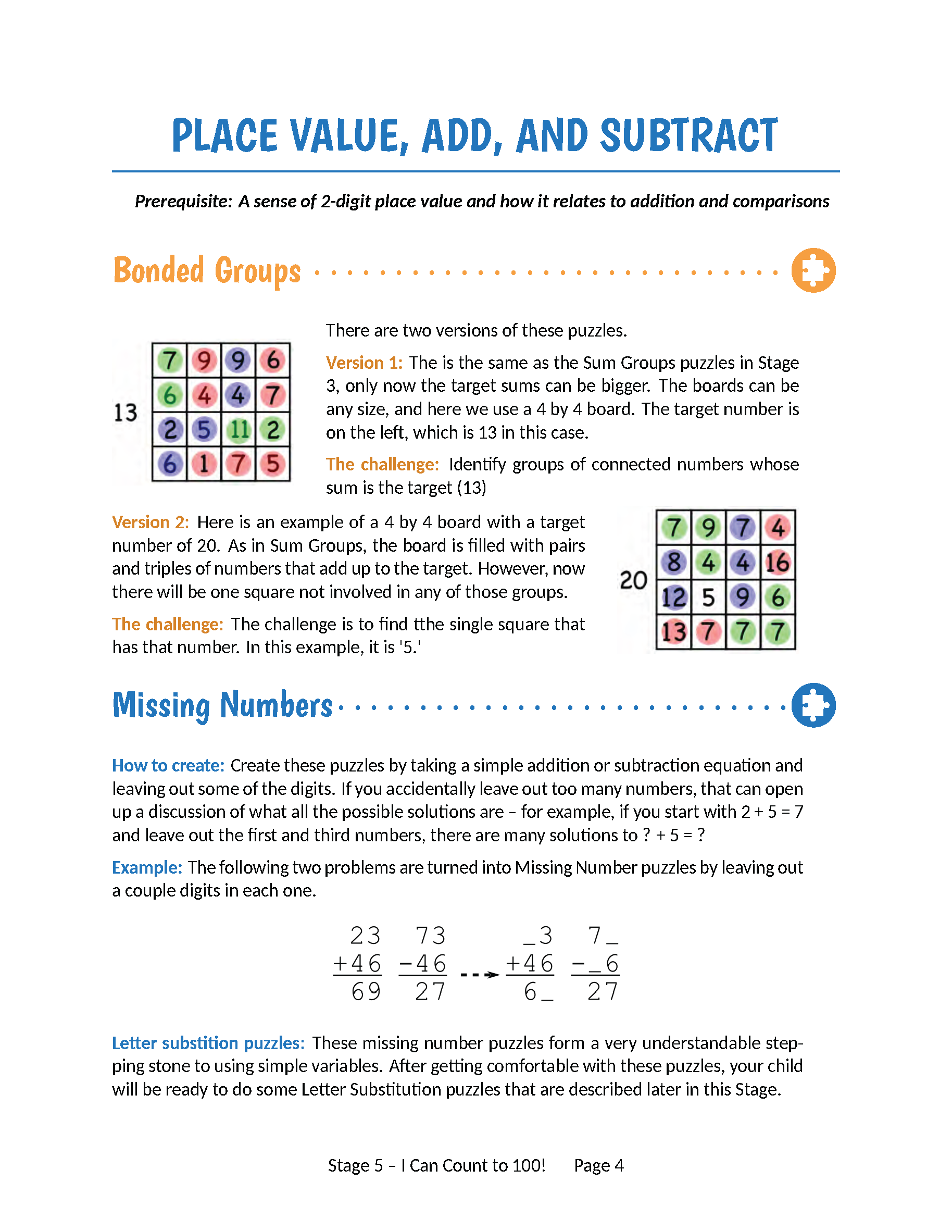 Activities for Families — Early Family Math