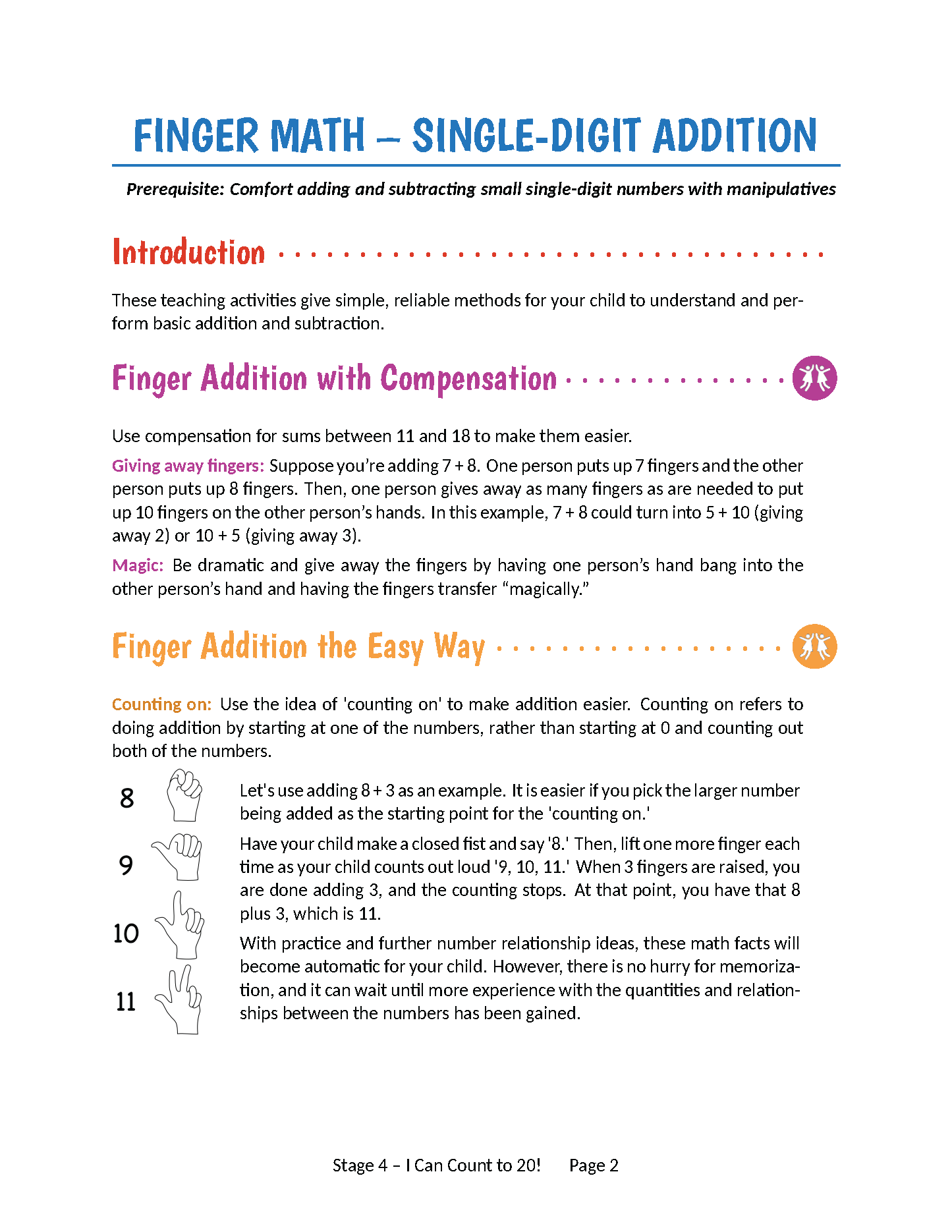 Activities for Families — Early Family Math