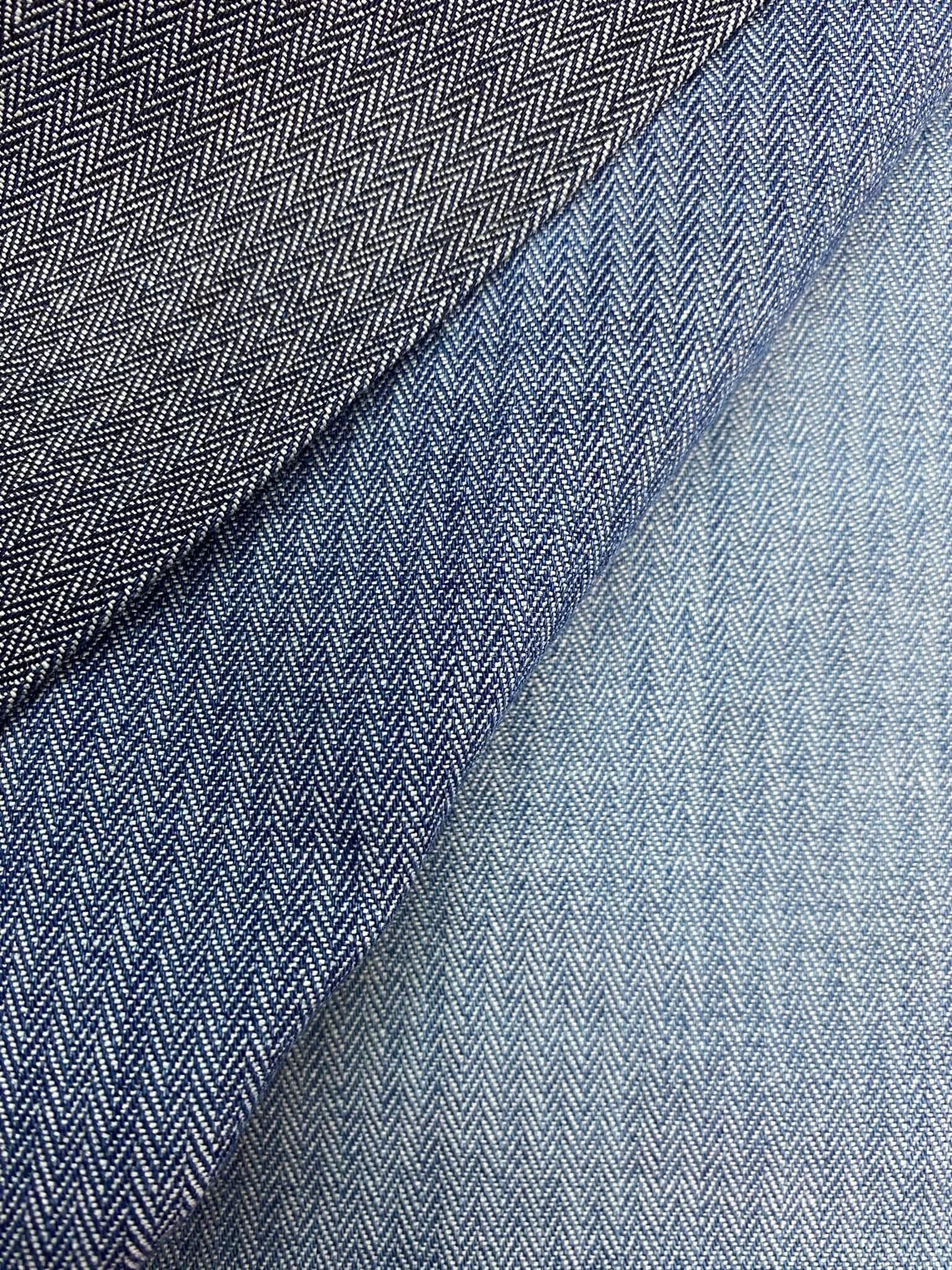 Cotton REFIBRA® Lyocell Spandex | Herringbone | 6.8 oz/yd2 | Regular ...