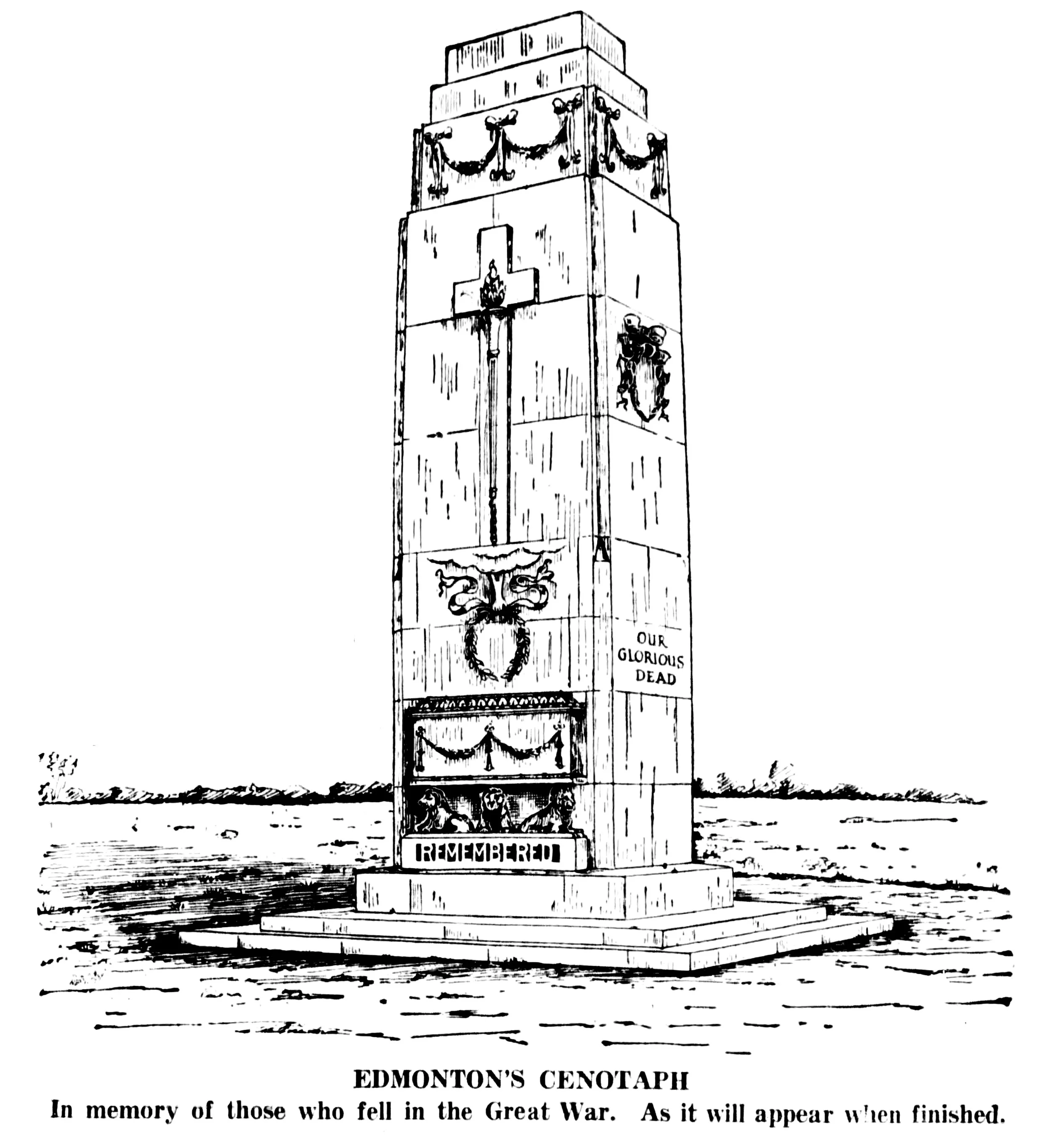 The Edmonton Cenotaph — Forgotten Edmonton