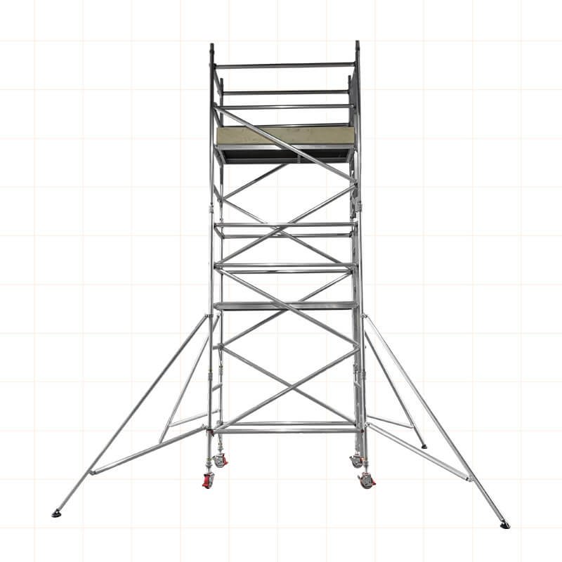 LFI TuFF Steel Ladder - Industrial Heavy-Duty Steel Pole Ladder