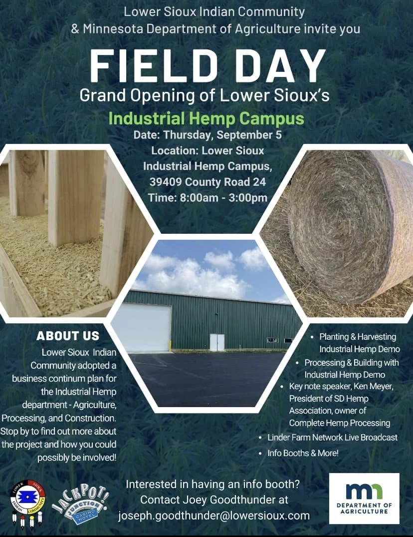Lower Sioux Field Day and Hemp Open House, Morton MN — HempBuild Magazine