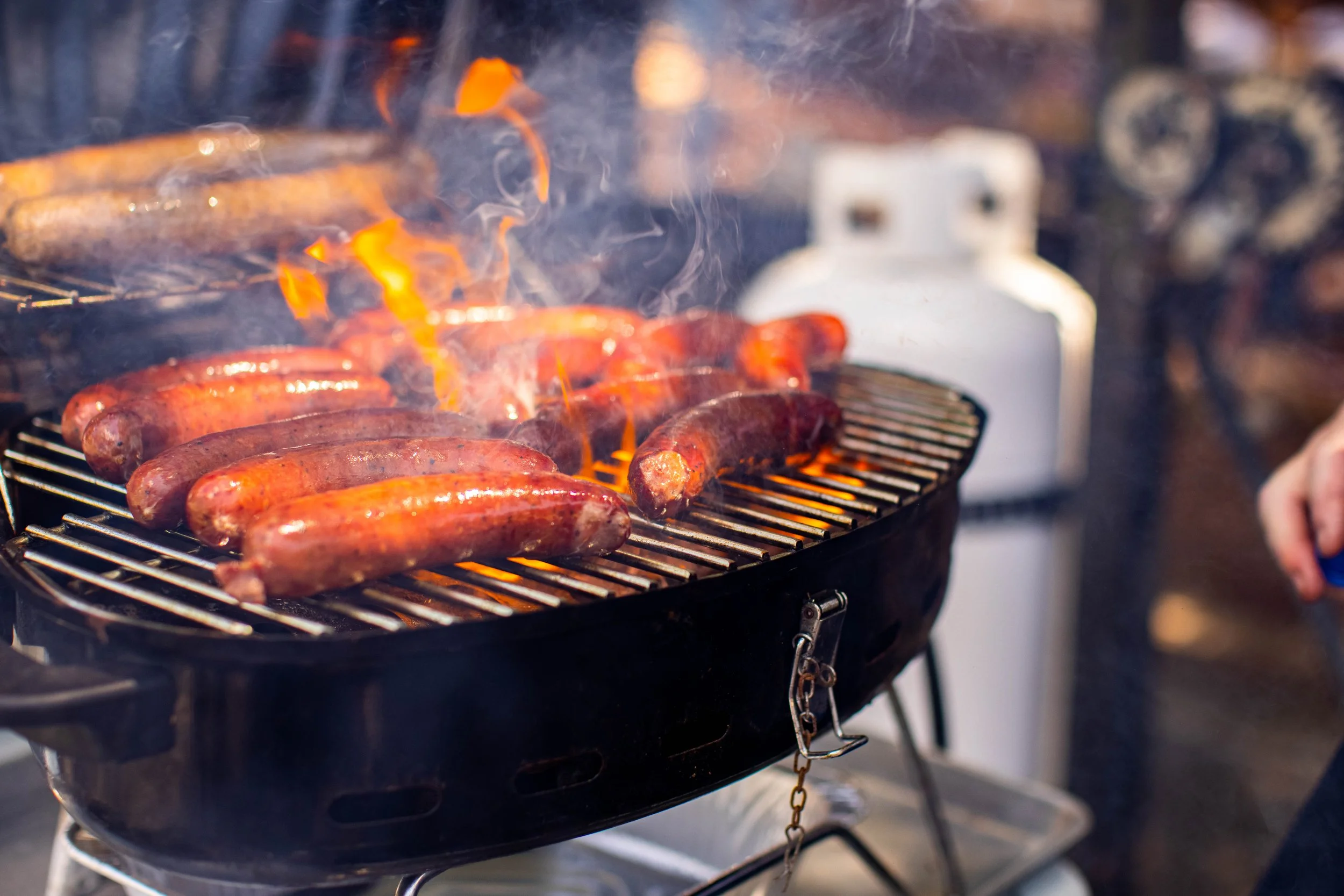 George’s Stuffed Smoked Sausage — George's BBQ Sauce