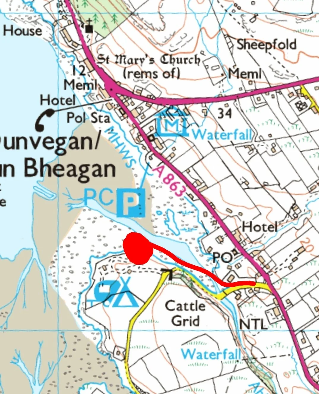 Walks from Dunvegan, Skye: Bird Watching Route