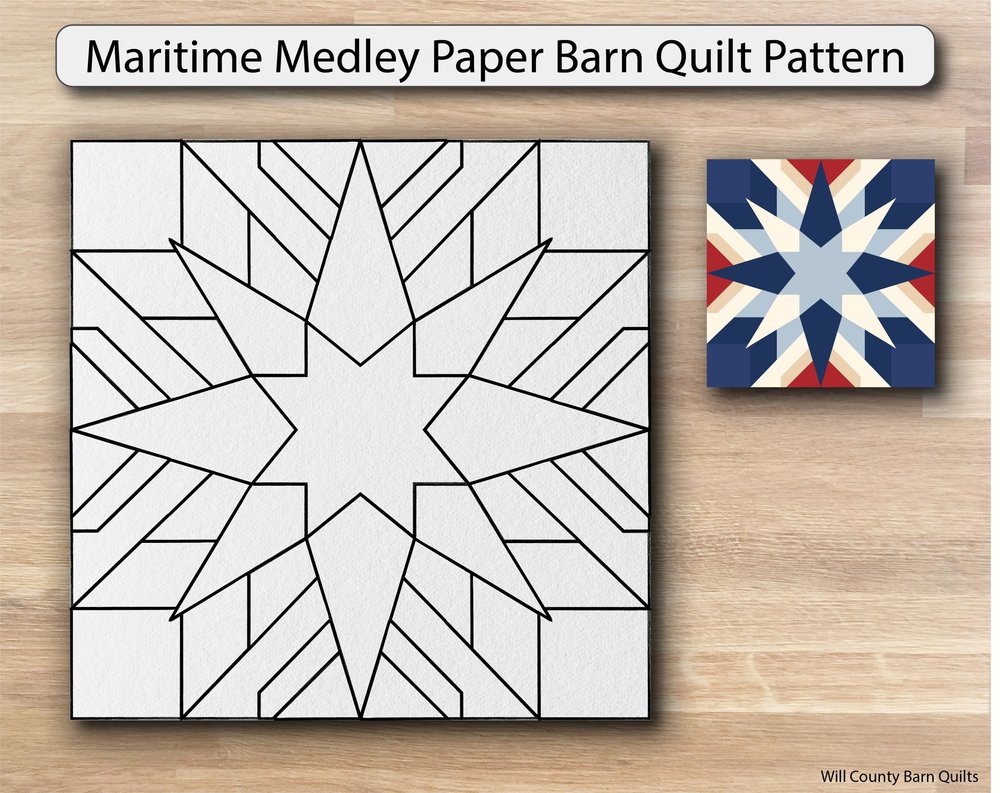 Barn Quilt Patterns With Dimensions Barn Quilt DIY | Kansas Living