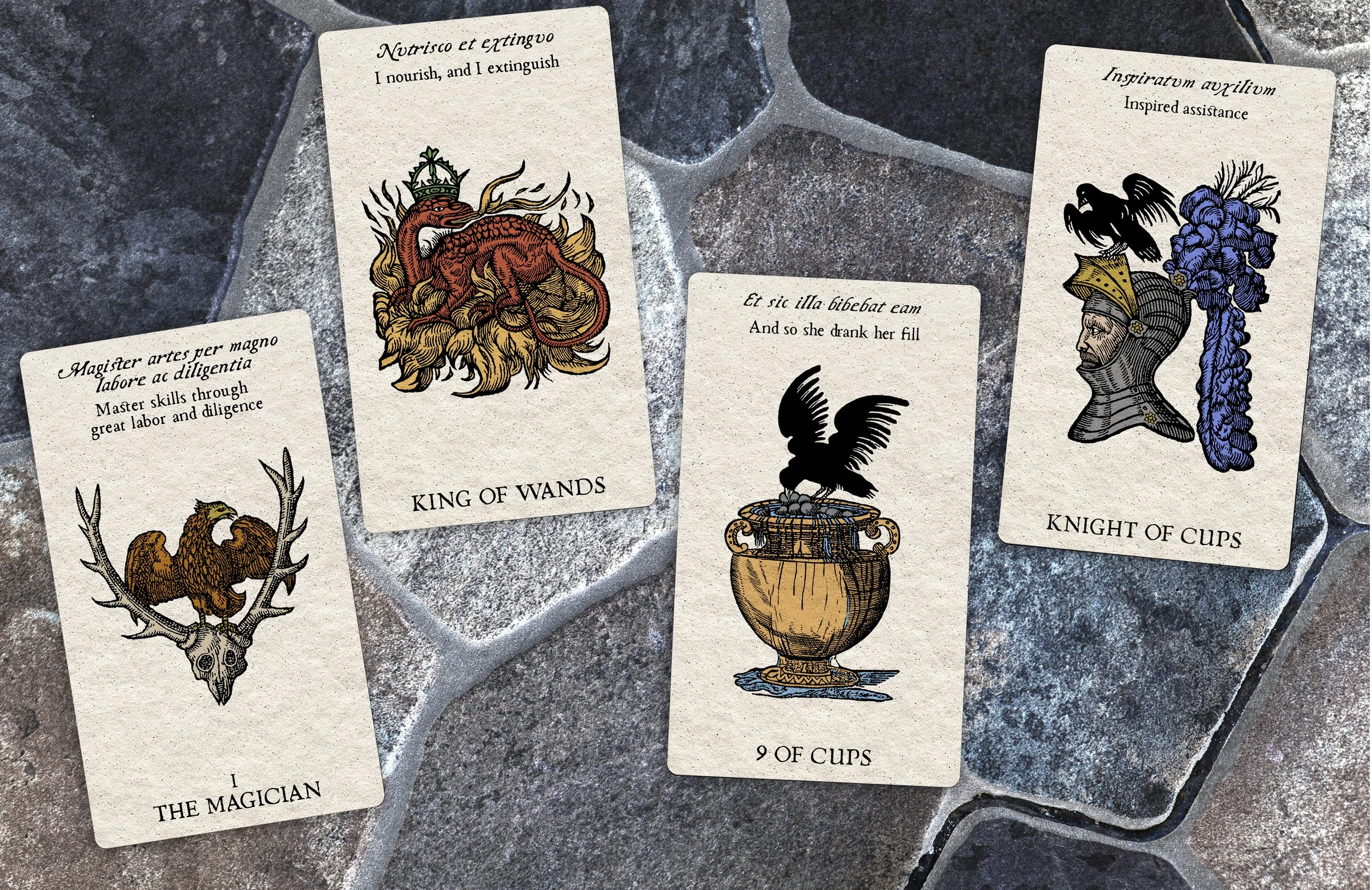 PRE-ORDER Tarot Emblemata CHROMATA Tarot Deck (88 cards + 10 Oracle ...