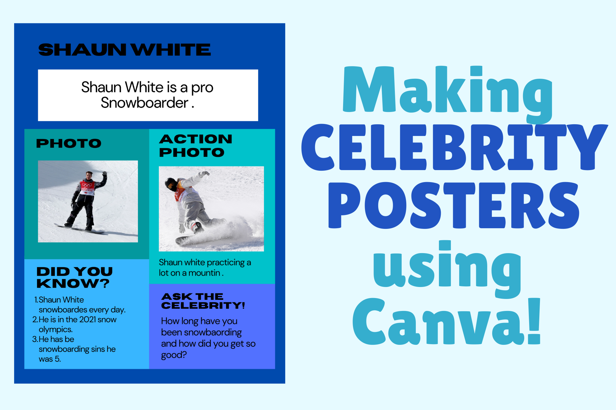 Celebrity Posters — High School Speech Therapy