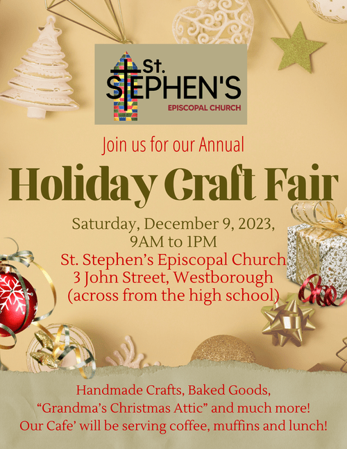 St. Stephen's Annual Craft Fair — Saint Stephen's Episcopal Church