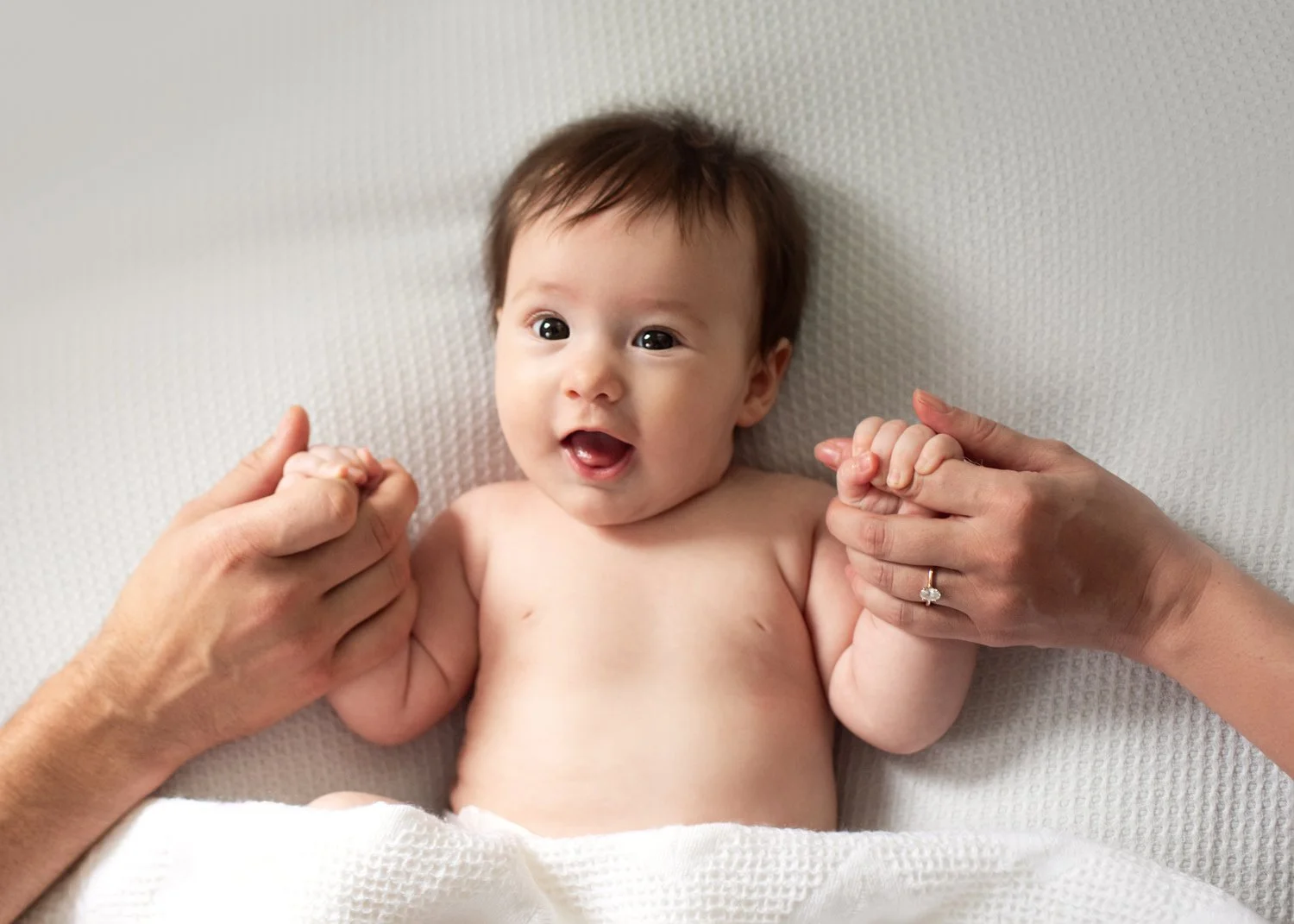 3-Month Old Milestone Session At Home | Mobile Studio Photographer ...