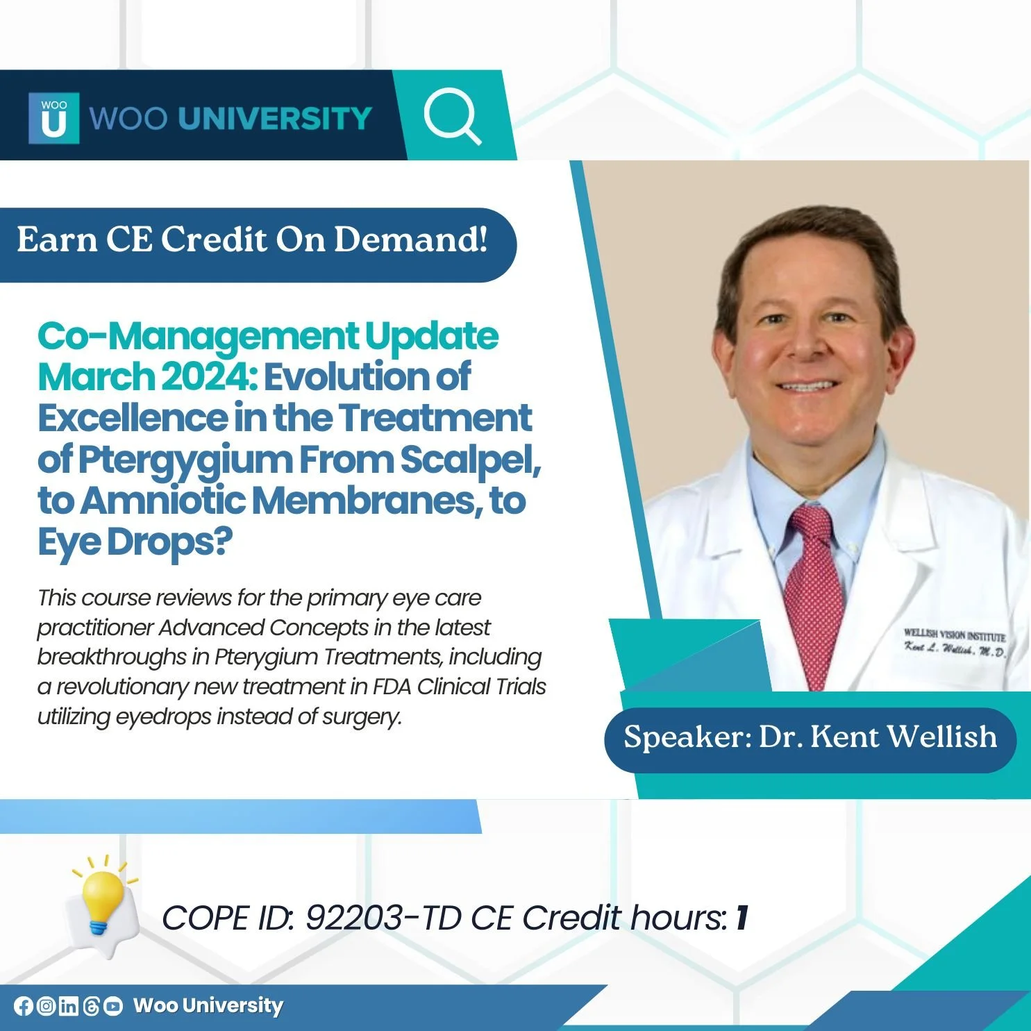 Free CE For Eye Care Professionals | Woo University