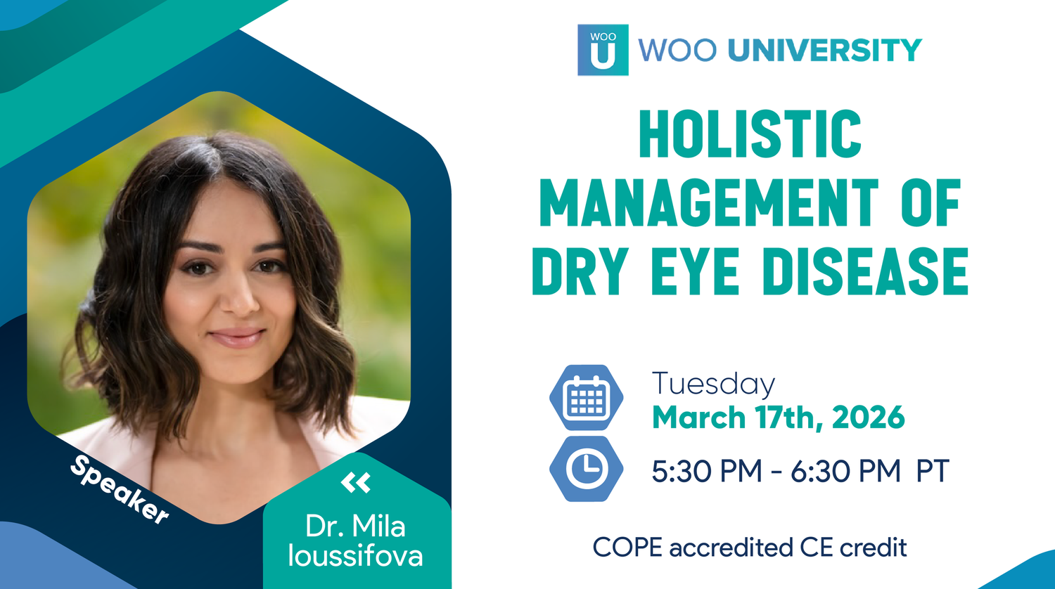 Holistic Management of Dry Eye Disease | Woo University