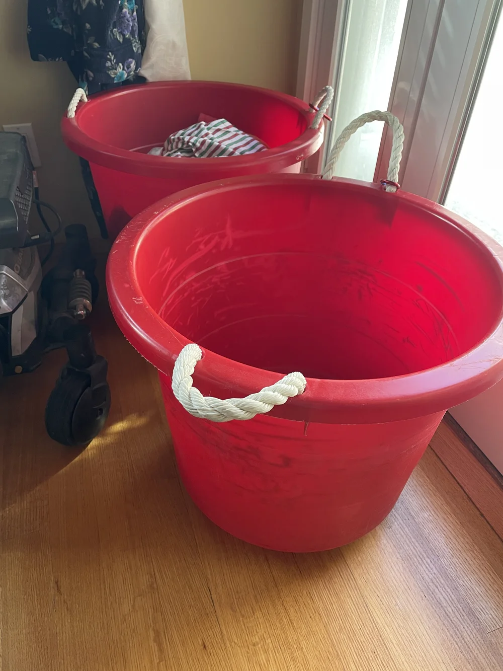 Mobility Solution for Doing Laundry: A Wheeled Laundry Basket — Love ...