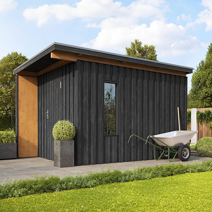 Haveskur på 7,3 m2 — FLEXANEX