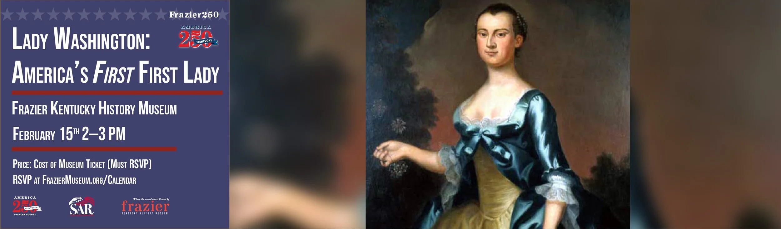Lady Washington: America’s First First Lady | Frazier Kentucky History ...
