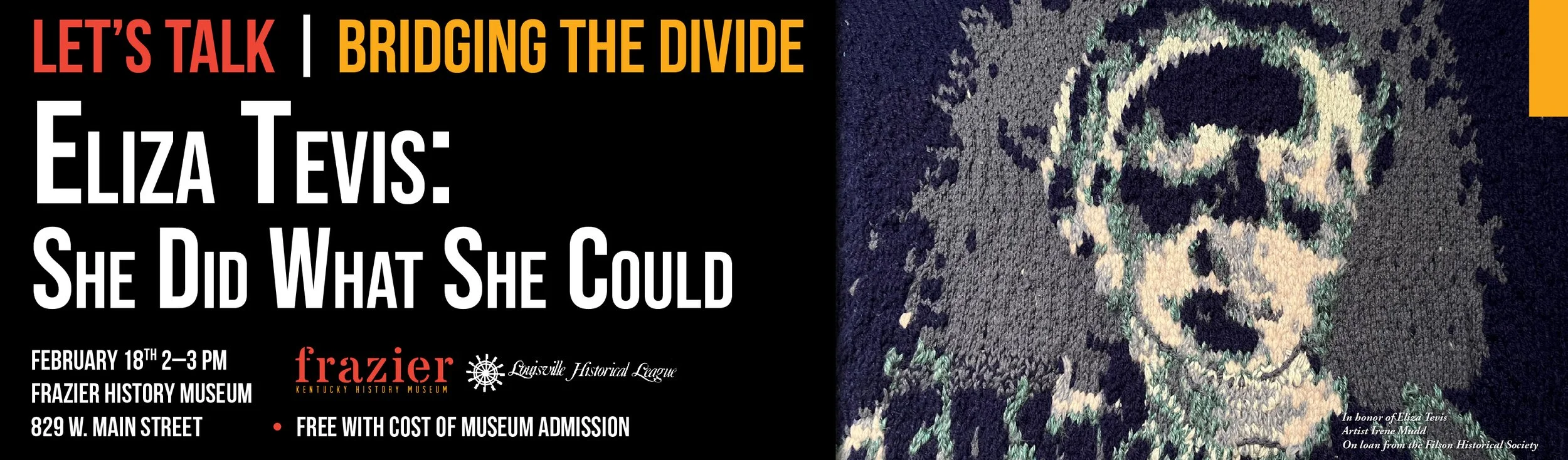 Bridging the Divide: Eliza Tevis: She Did What She Could | Frazier ...