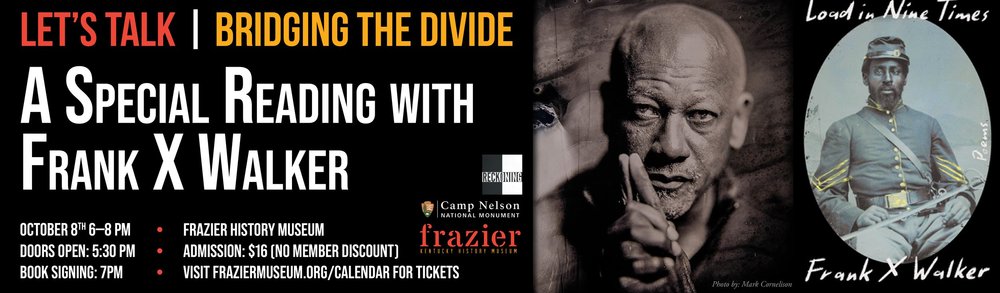 A Special Reading with Frank X Walker | Frazier Kentucky History Museum