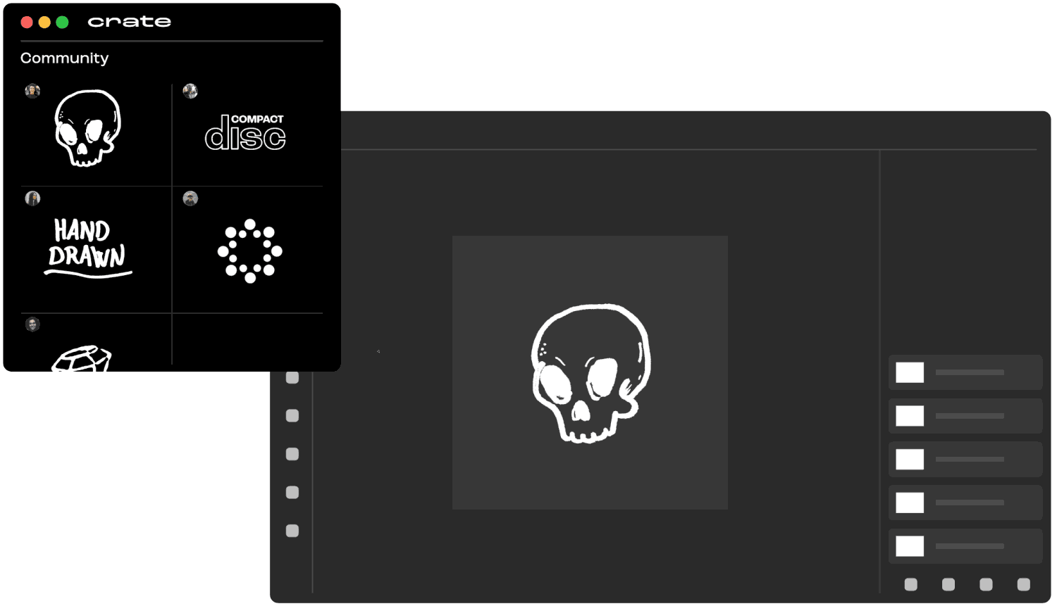 Crate - Expand your design inventory.