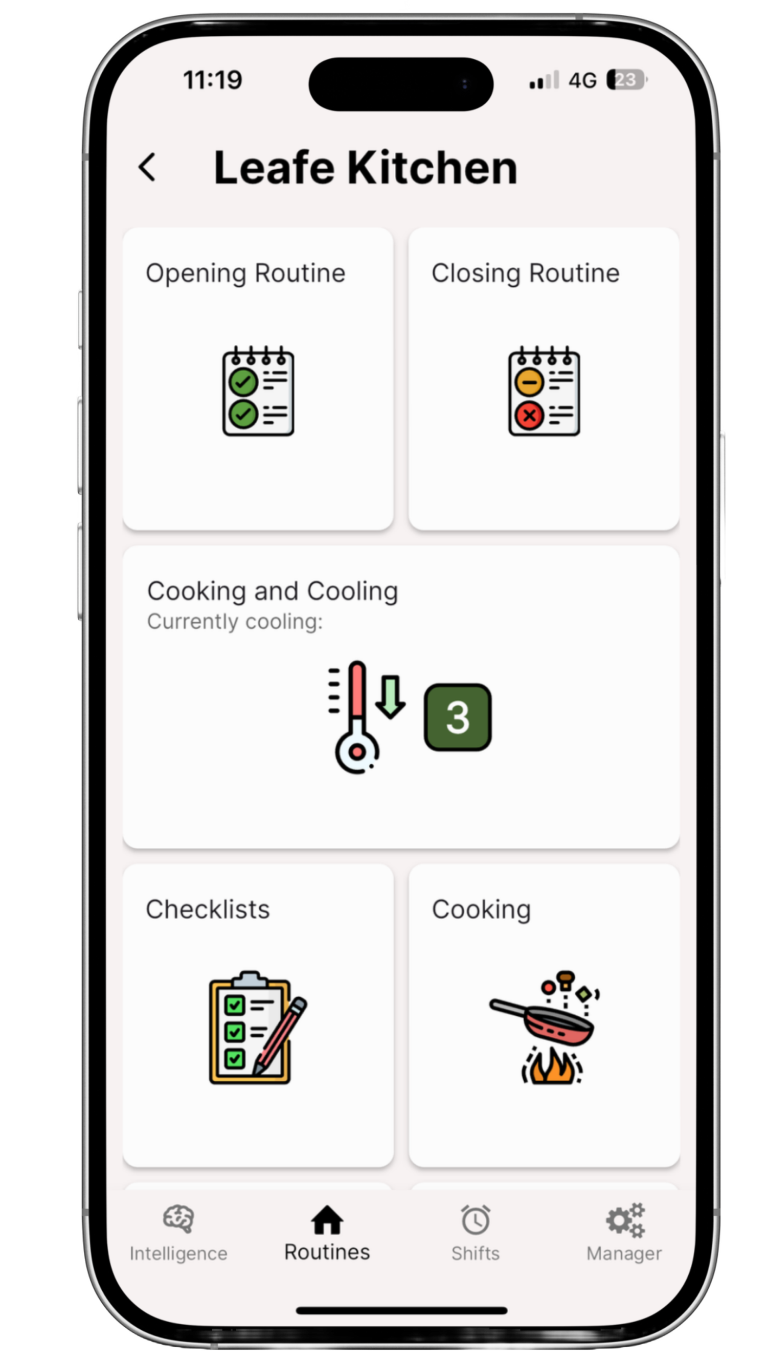 Leafe Food Hygiene App | HACCP, Inventory & More