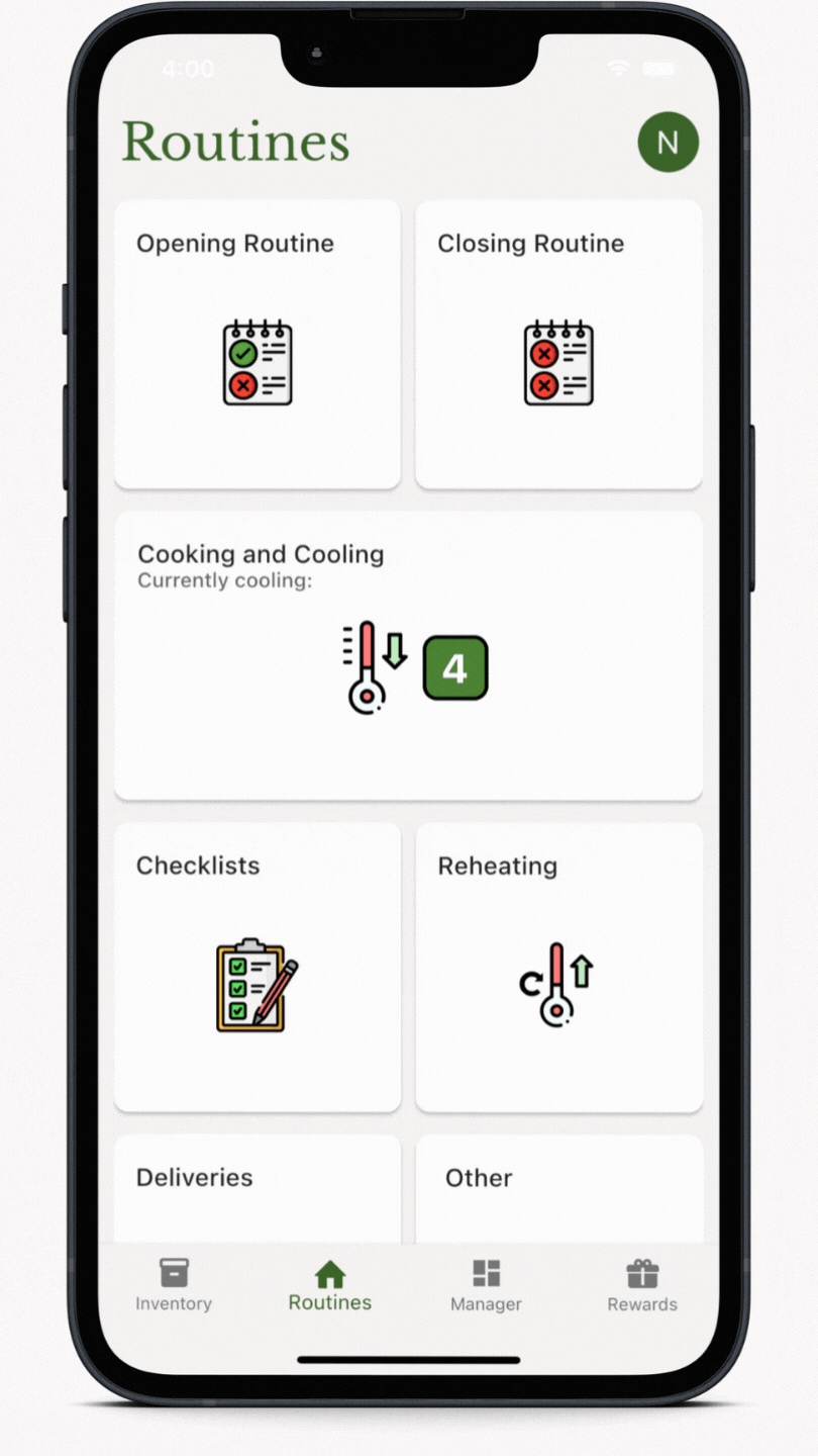 Leafe Food Hygiene App | HACCP, Inventory & More