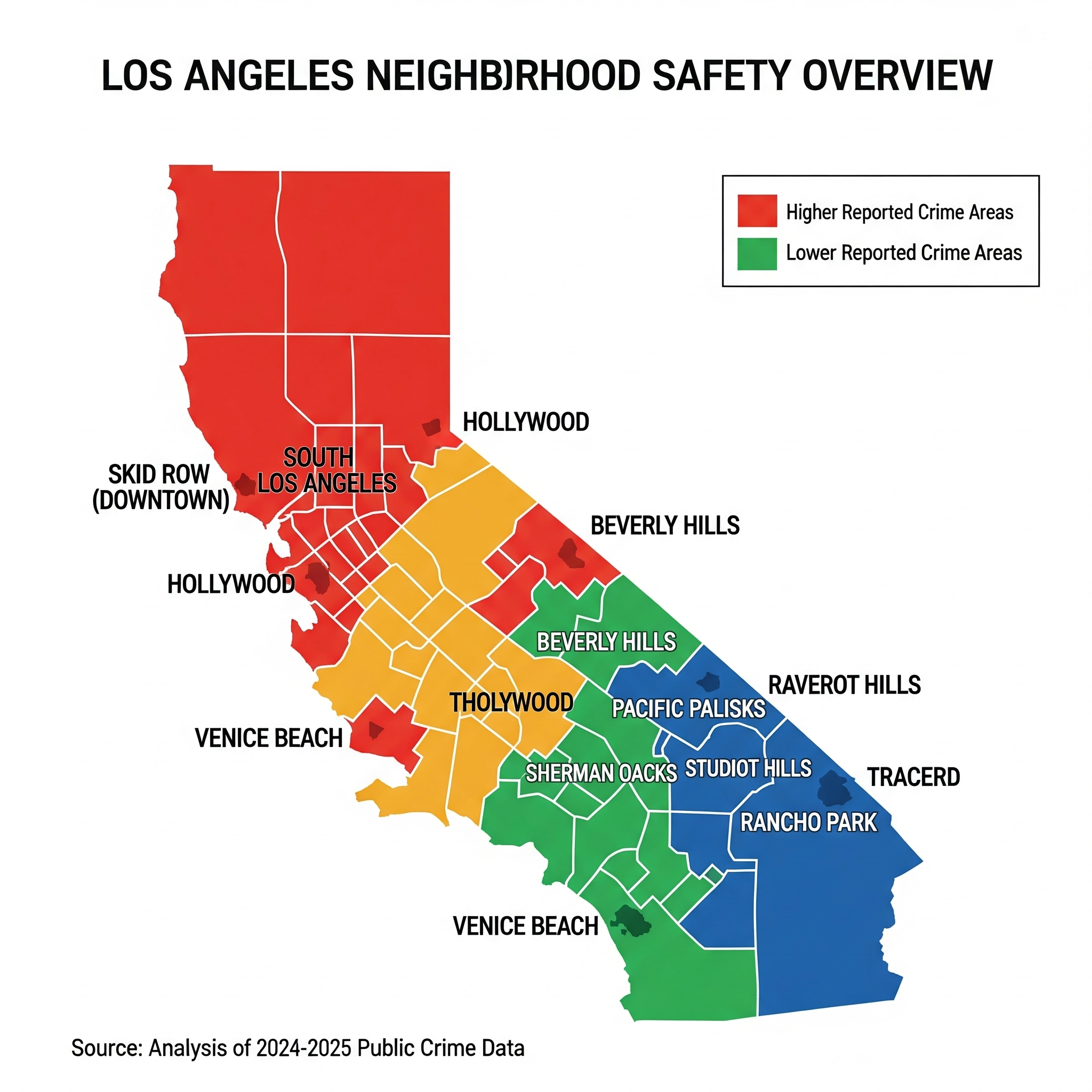LA Crime Map: See Dangerous & Safe Areas in Los Angeles — TheRooYorker