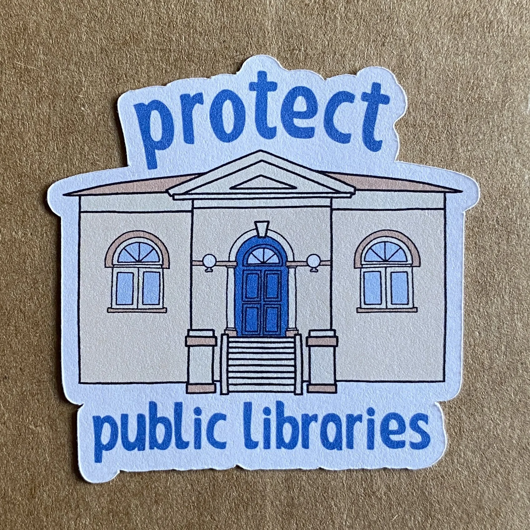 Protect Public Libraries Sticker AnneArchy Protect Public Libraries Sticker AnneArchy
