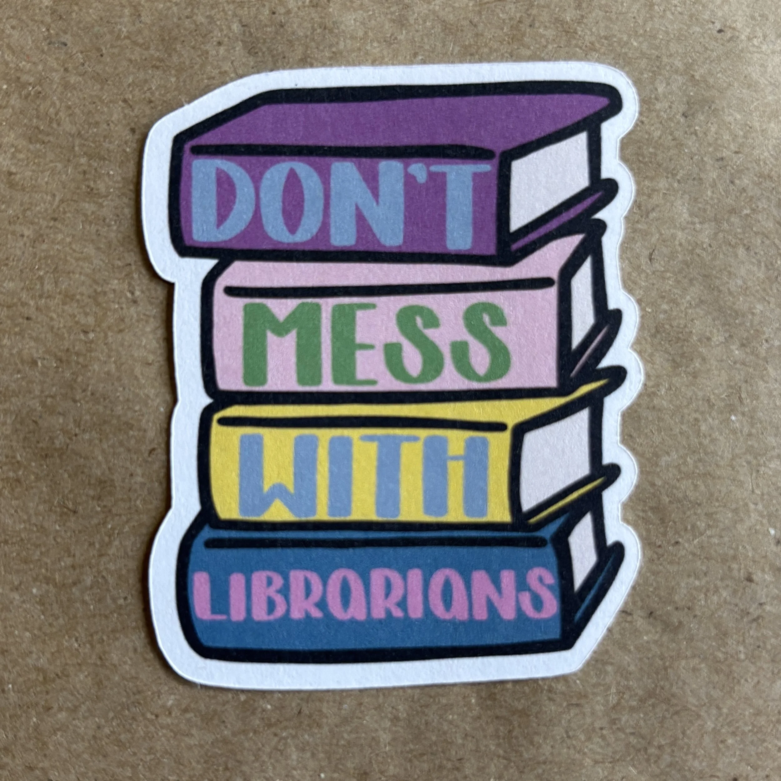 librarian oval sticker — AnneArchy