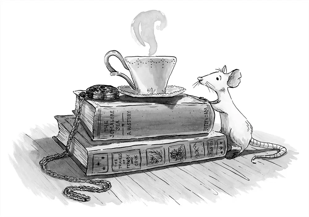 Black and White Children's Middle Grade Book Illustration — Alexandra ...