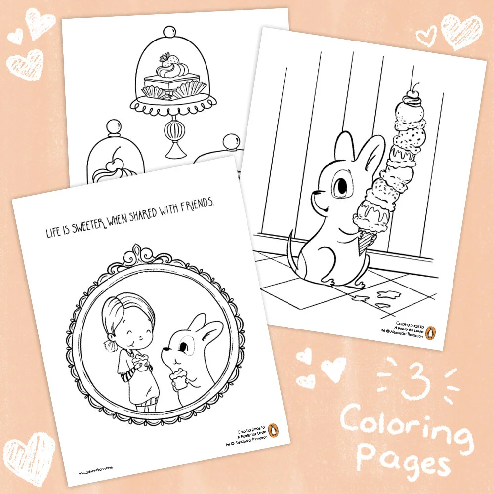 Coloring Activity Pages Alexandra Thompson Illustration Coloring Activity Pages Alexandra Thompson Illustration