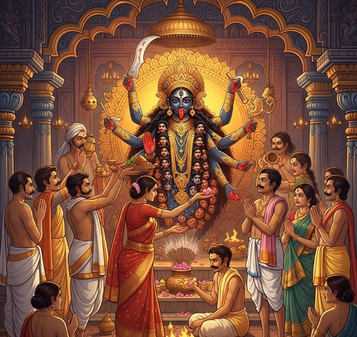 The Worship of Kali, the Hindu Goddess of Destruction