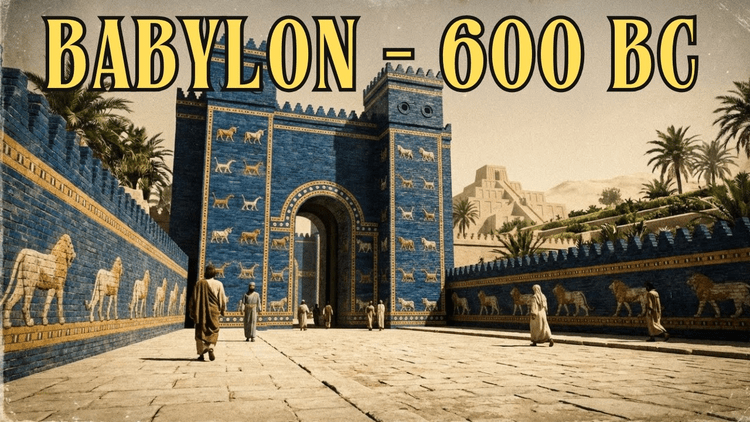 Babylon in 600 BC — Inside the World’s Greatest Ancient City (AI ...