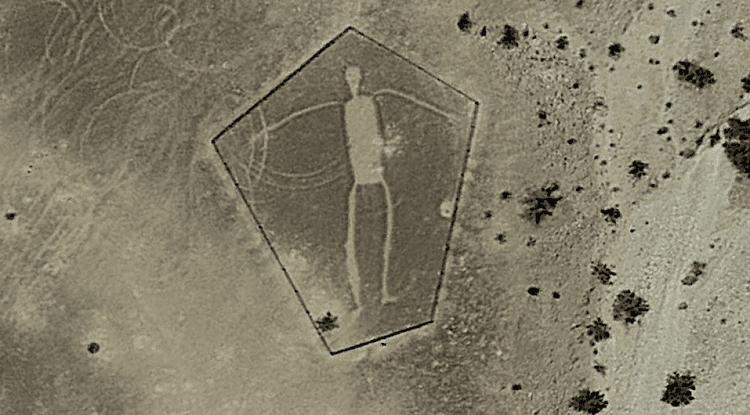 Geoglyphs called Blythe Intaglios in California's Desert