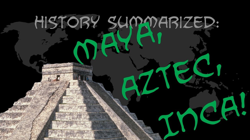 History Summarized: The Maya, Aztec, and Inca