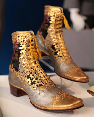 A Look at 19th Century Men's Gilded Leather Shoes (Harry William Morris ...
