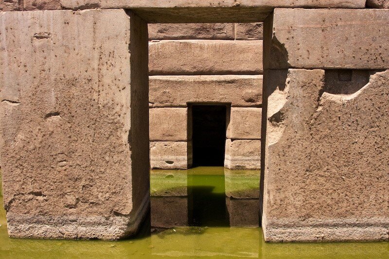 The 'Osireion' Temple at Abydos: A unique structure which simulates an ...