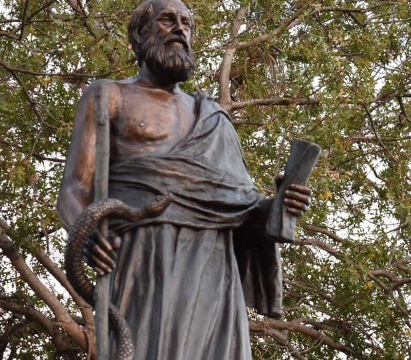 Kos island, Greece: Unveiling of the Statue of Hippocrates, the Father ...