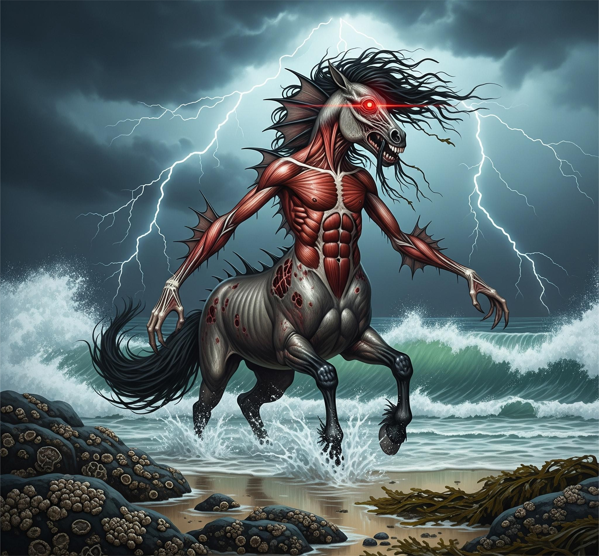 The Myth of the Nuckelavee, the Scottish Sea Demon