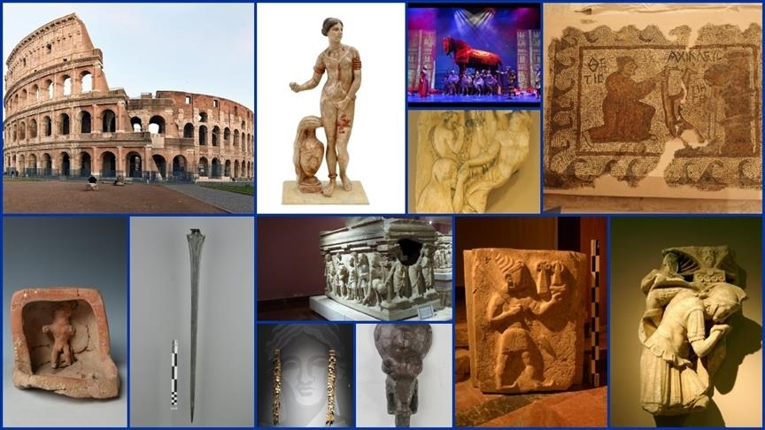 Troy-themed exhibition to be held at Colosseum in Rome, says Turkish ...