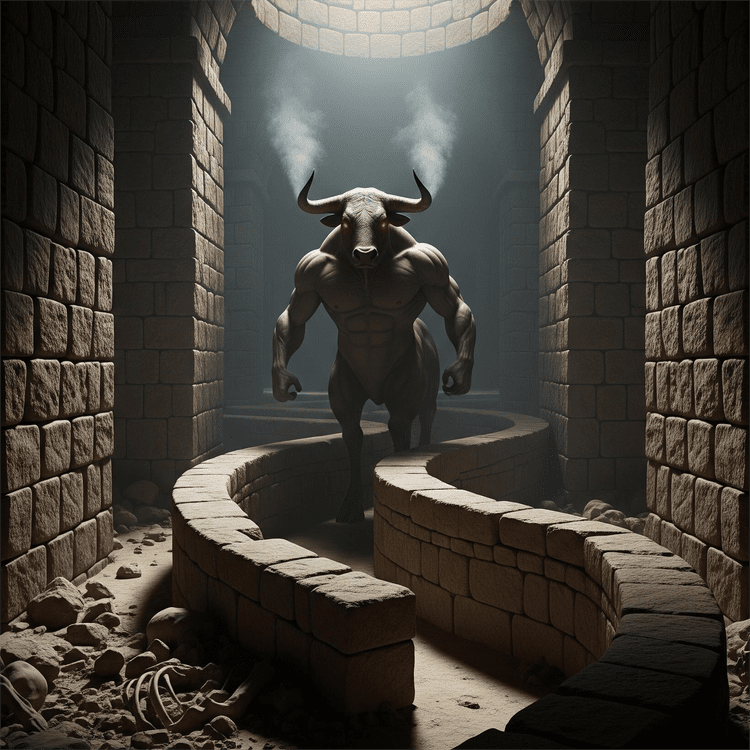 The Myth of the Minotaur: The Labyrinth of Crete