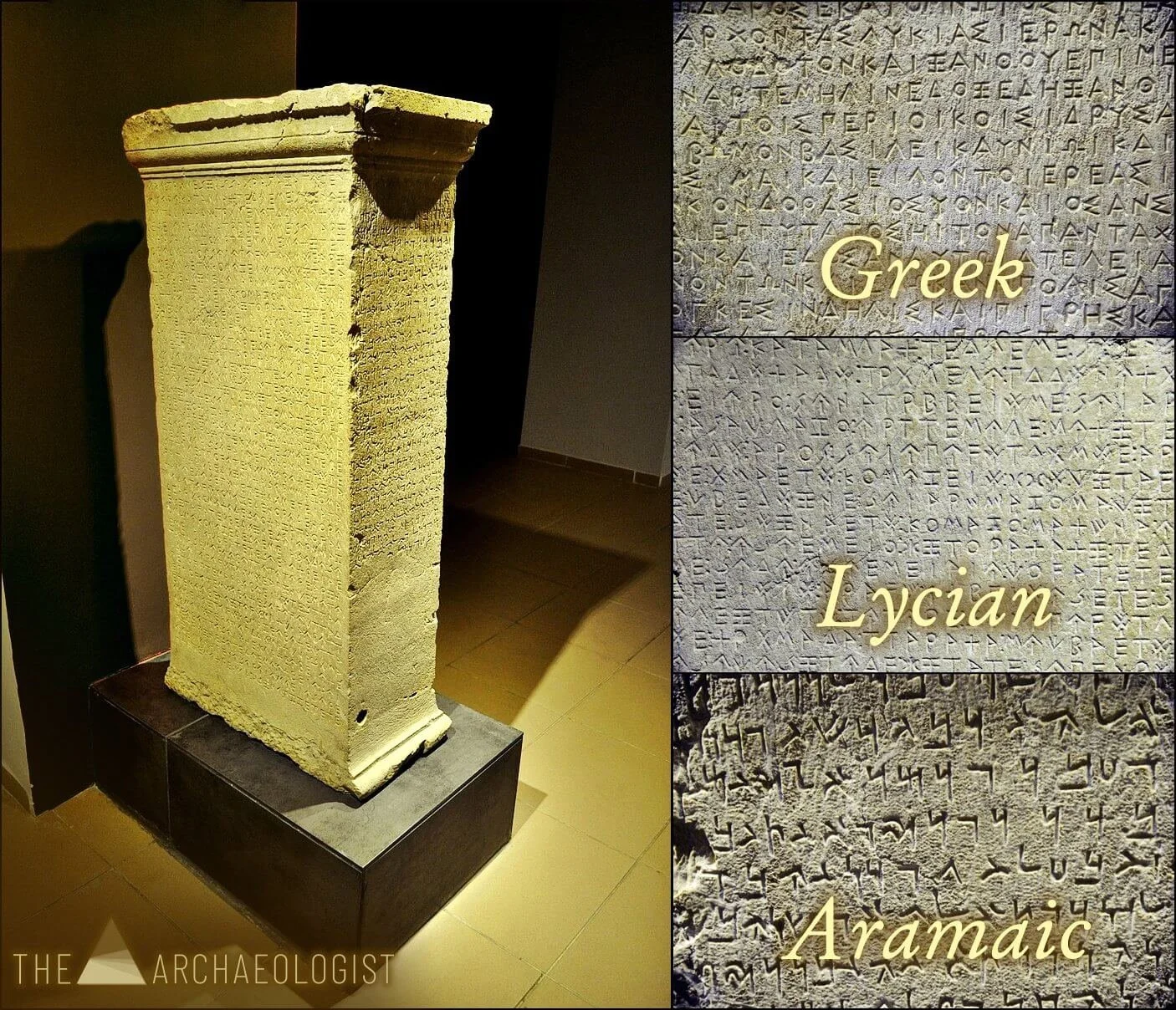 The Letoon Trilingual Stele: An Interlingual Greek-Lycian-Aramaic ...