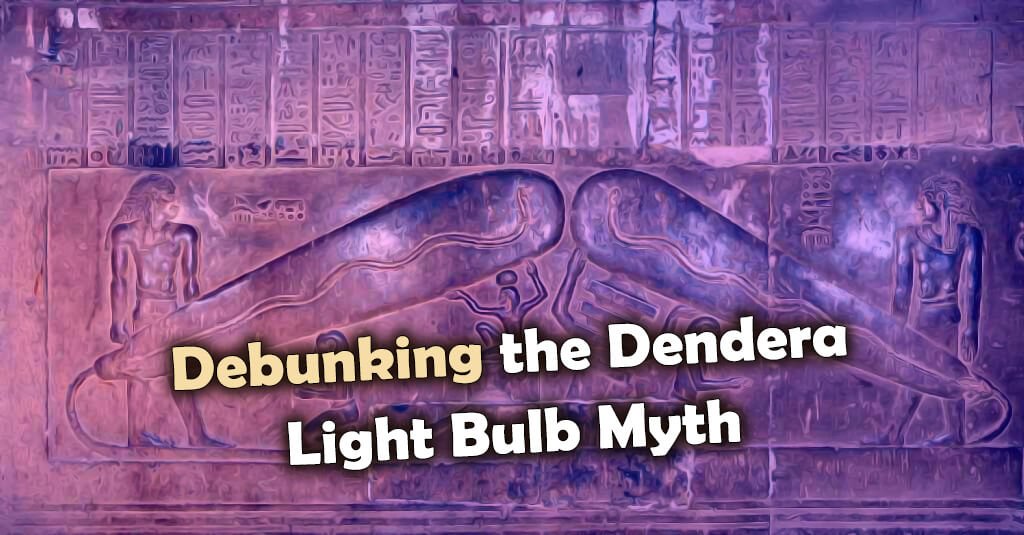 Dendera Light Bulb Dendera Temple Temple Of Hathor Dendera: The Temple
