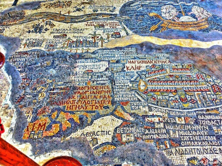 The 'Madaba Mosaic Map': The oldest known Geographic Floor Mosaic in ...