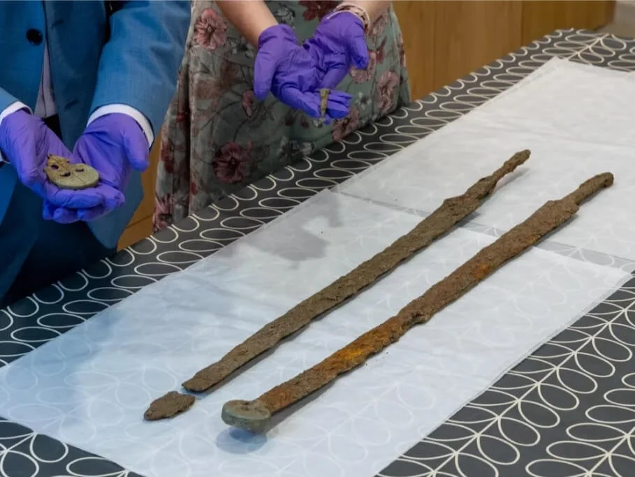 Two 1,800-Year-Old Roman Cavalry Swords Unearthed in England