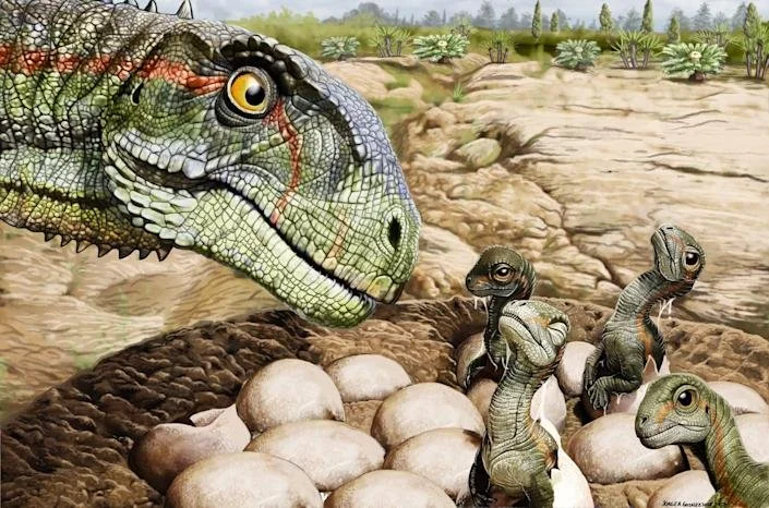 A 193-million-year-old nesting ground containing more than 100 ...
