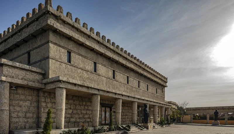 The "Troy Observation Terrace" that offers an ideal view of the Trojan ...