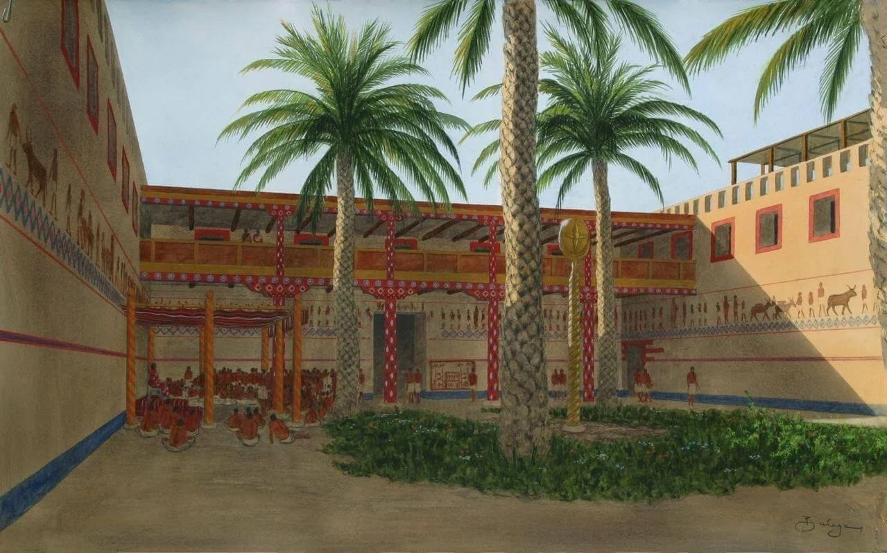 The Vivid Artistry of Mari's Palace Frescoes: Unveiling the Investiture ...