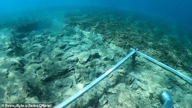 7,000 years ago road found at the bottom of the Mediterranean