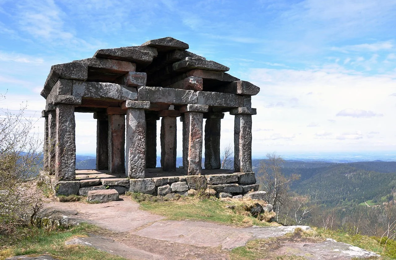 What is the Strange Temple-like Structure of Mt. Donon in France?