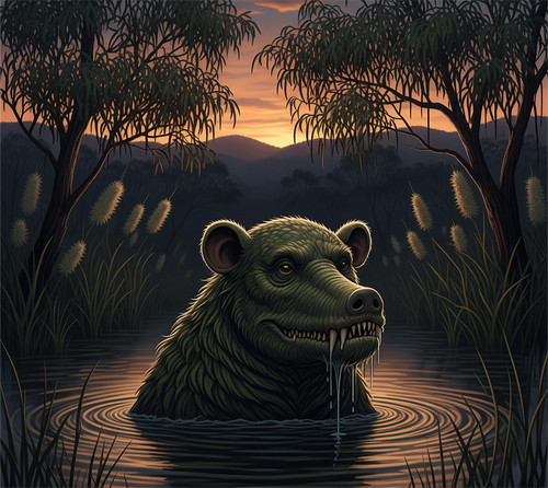 The Myth of the Bunyip in Australian Aboriginal Lore